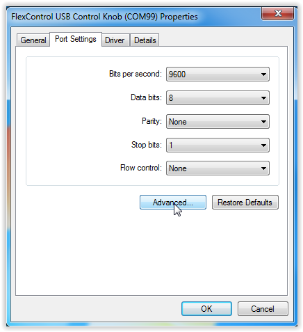 How to Change the Com Port Assignment for a FlexControl – FlexRadio